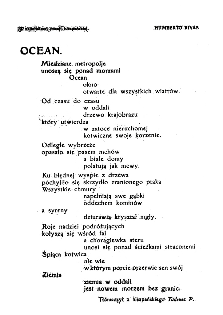 Tadeusz Peiper como traductor de la poesía ultraísta al polaco (1921 ...